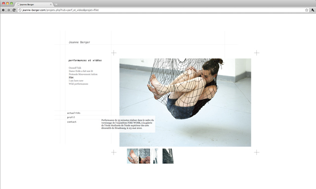 Jeanne Berger, an Enhanced Webfolio | michelravey.com